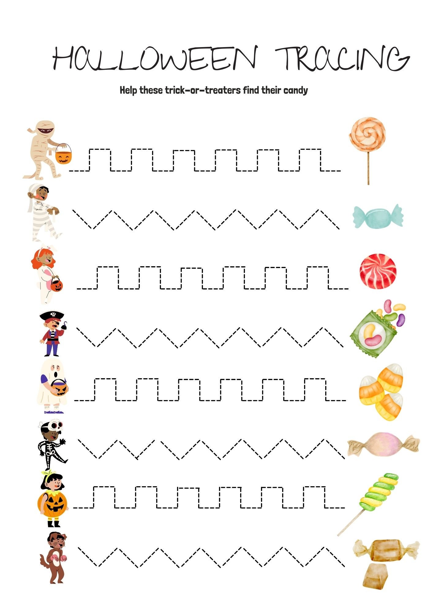 Halloween Worksheet and Activity Pack Freebie Over on Our - Etsy