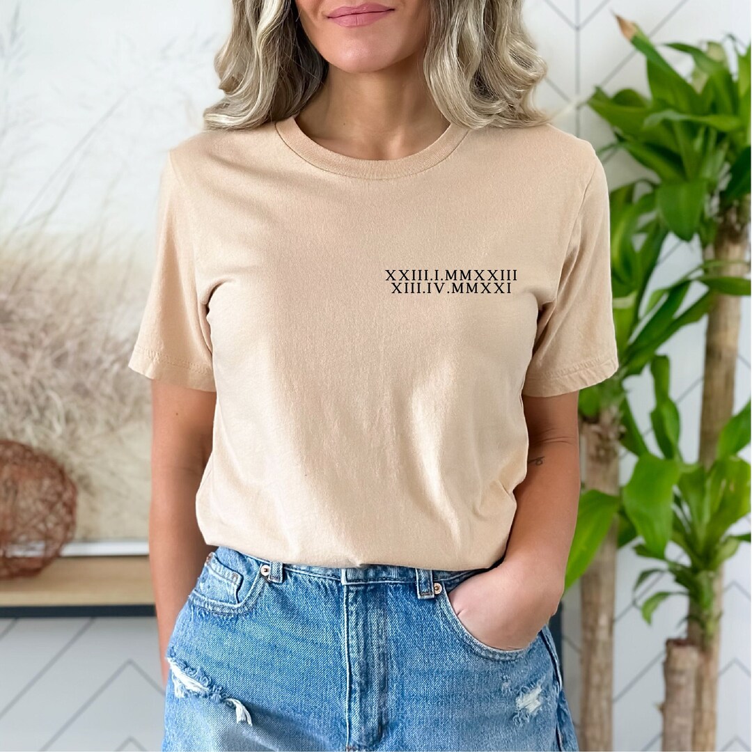 Roman Numerals Shirt, New Mom Shirt, Mother's Day Gift for Her, New Mom ...