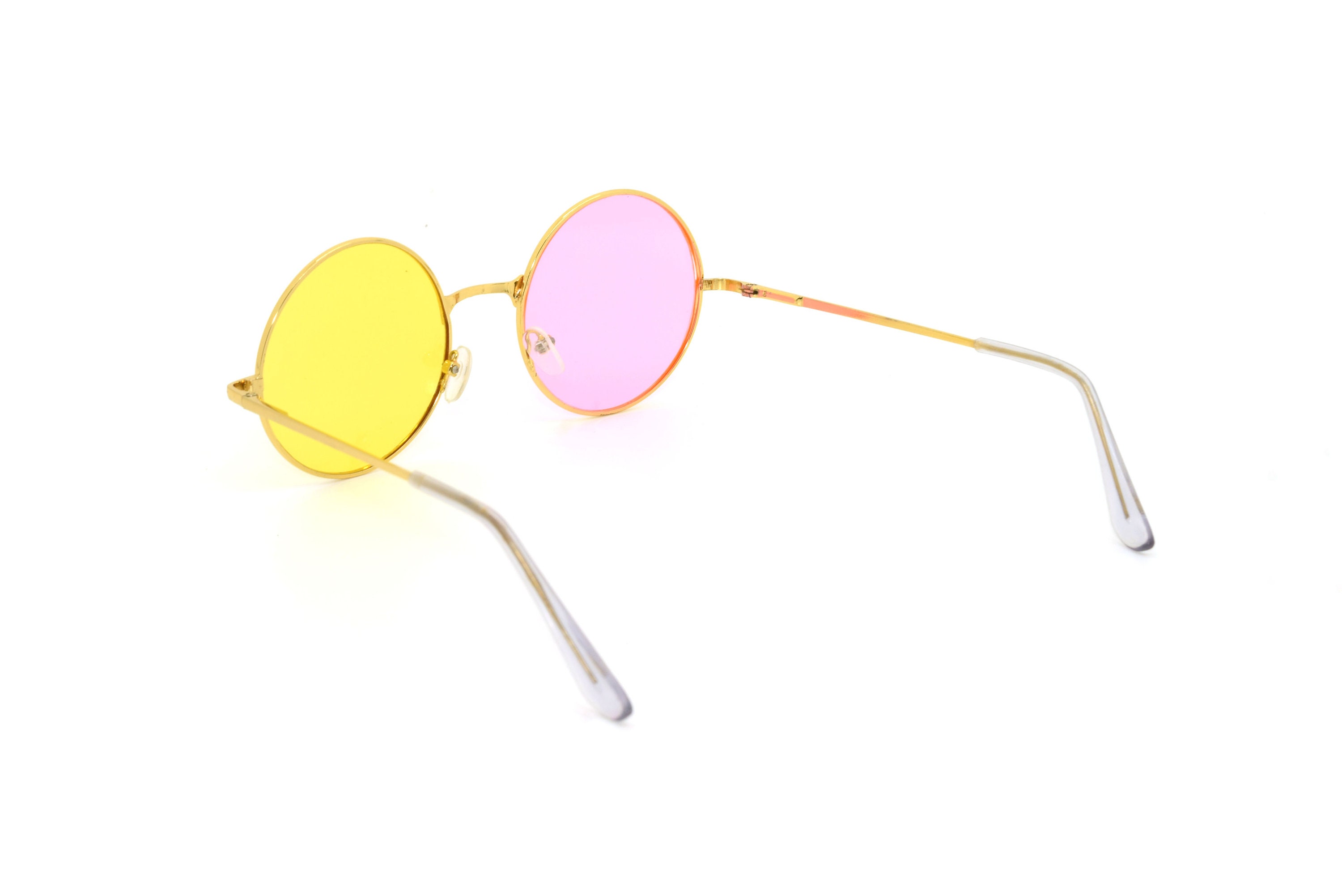 Spamton G. Spamton Glasses Pink and Yellow Circle Glasses - Etsy UK
