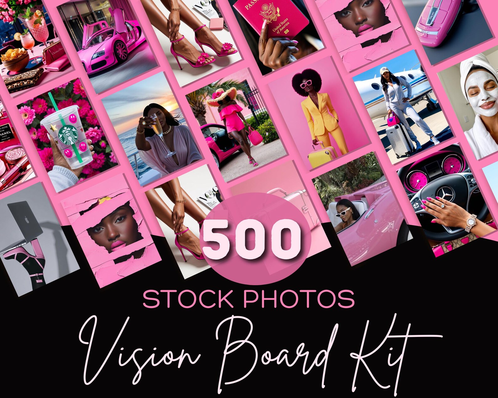 2025 Vision Board Printables for Black Girls - Inspirational Images ...