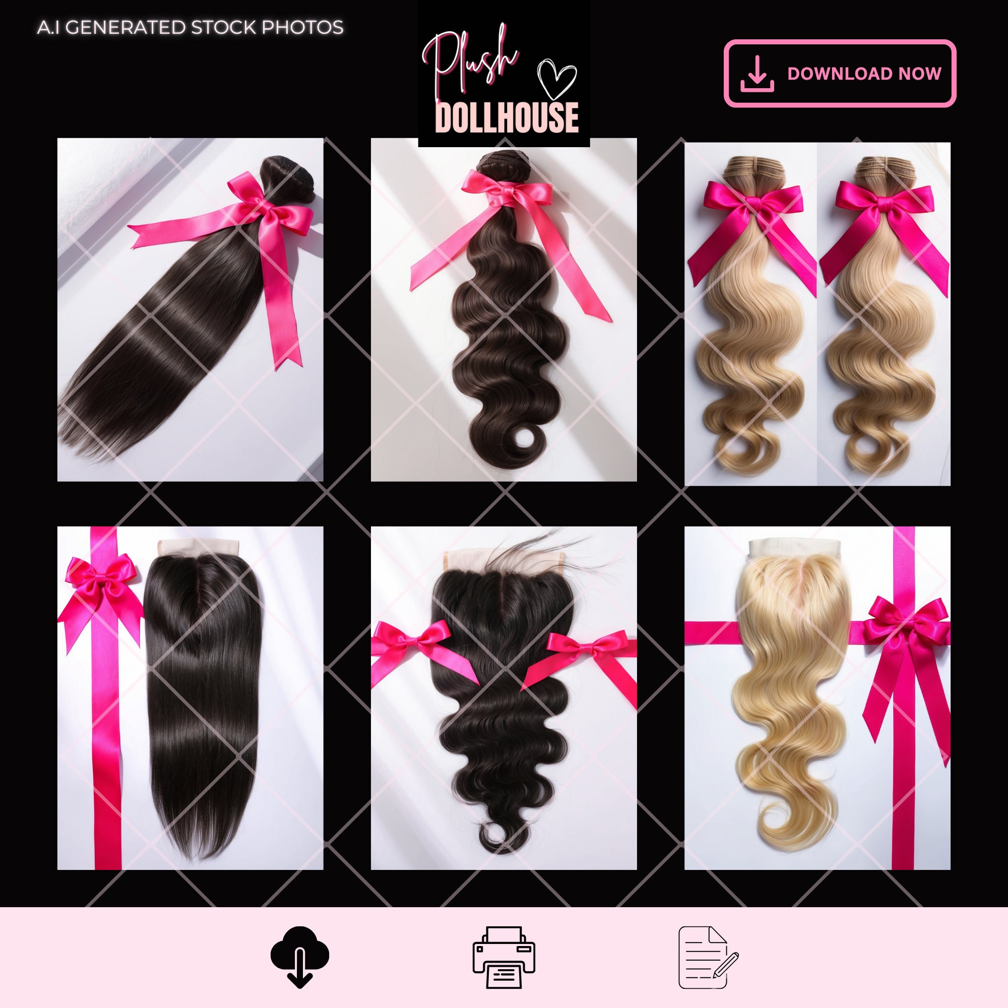 Hair Stock Hair Price List Wig Hair Extensions Hair Business Card Ai ...