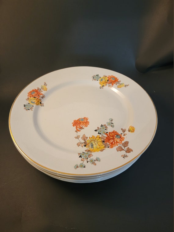 Vintage Illinois China Company set of 6 - Etsy