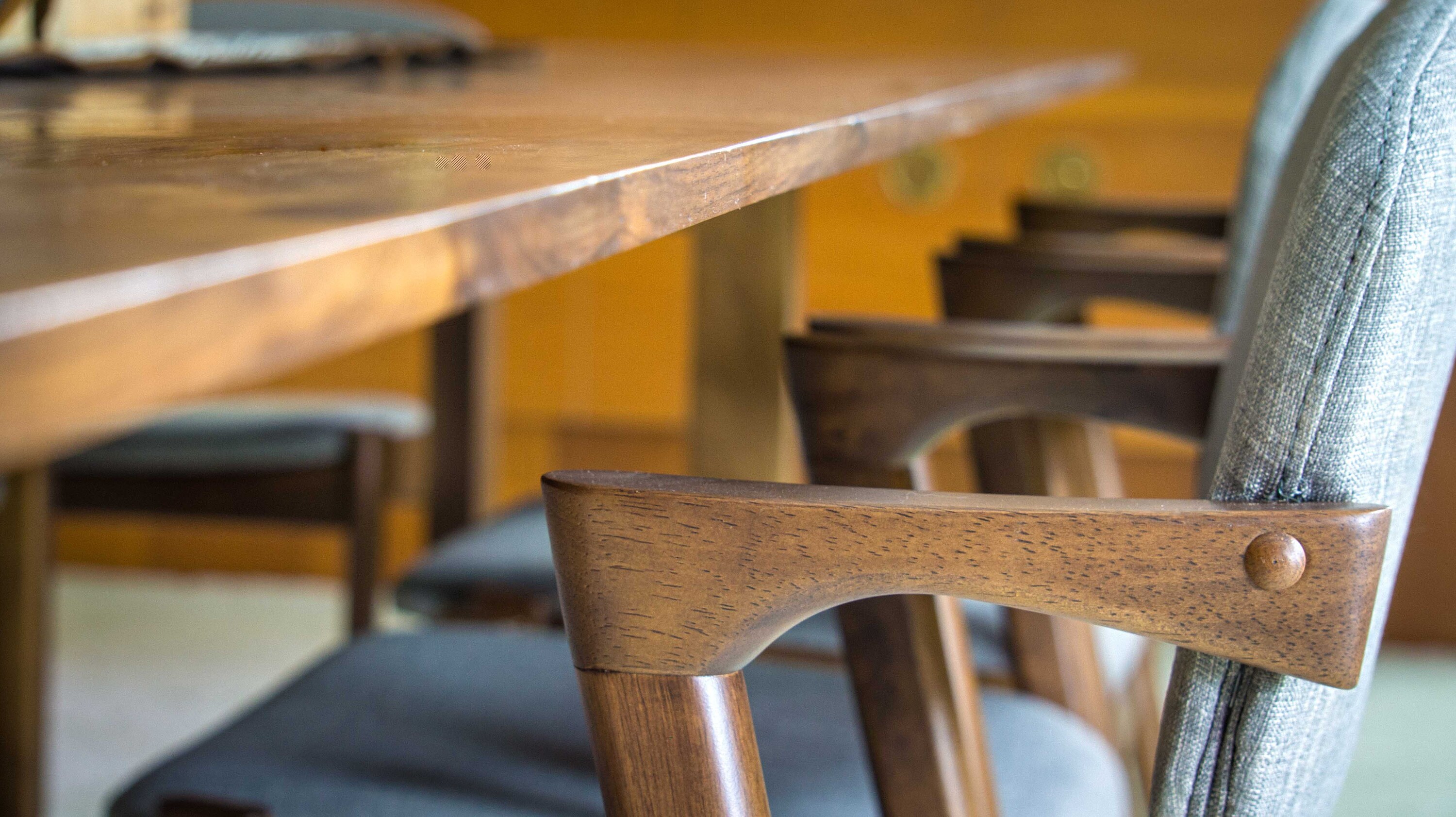 Andreen Dining Table Walnut Curly Maple - Etsy