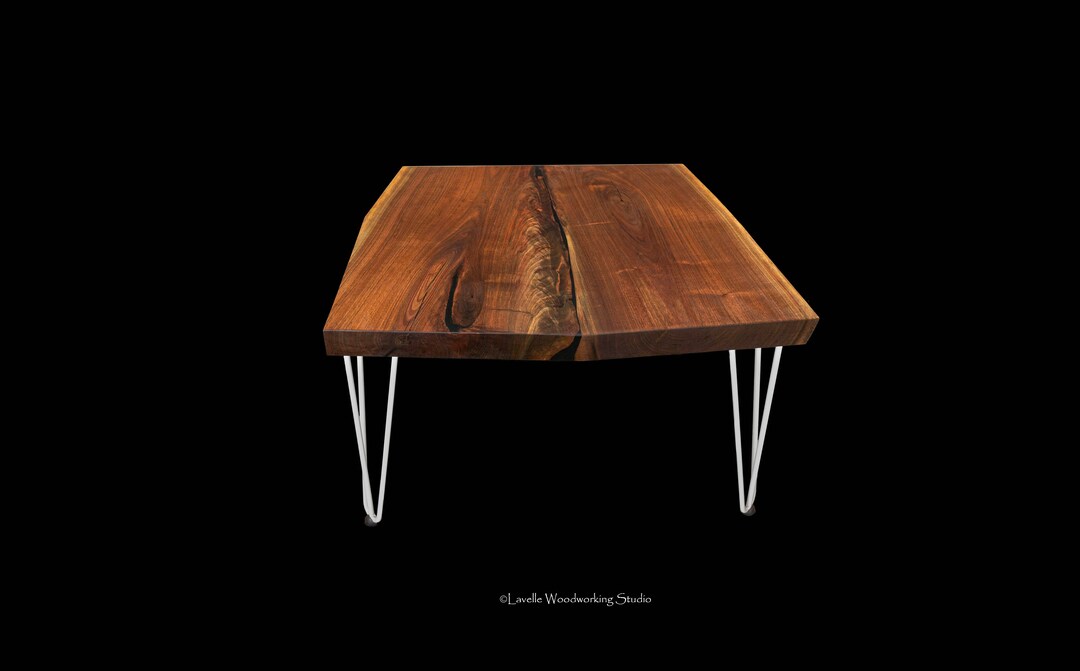 Small Live Edge Walnut Coffee Table - Etsy