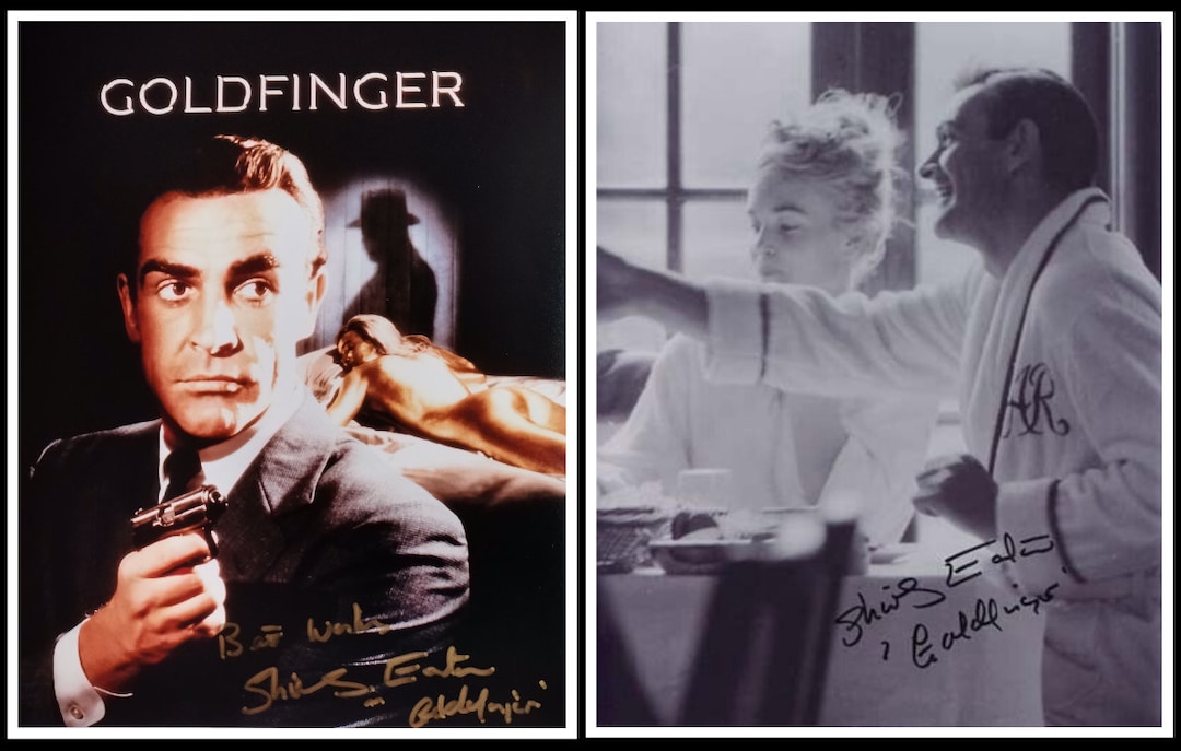 Shirley Eaton as Jill Masterson in Goldfinger, Signed Autographed 10x8 ...