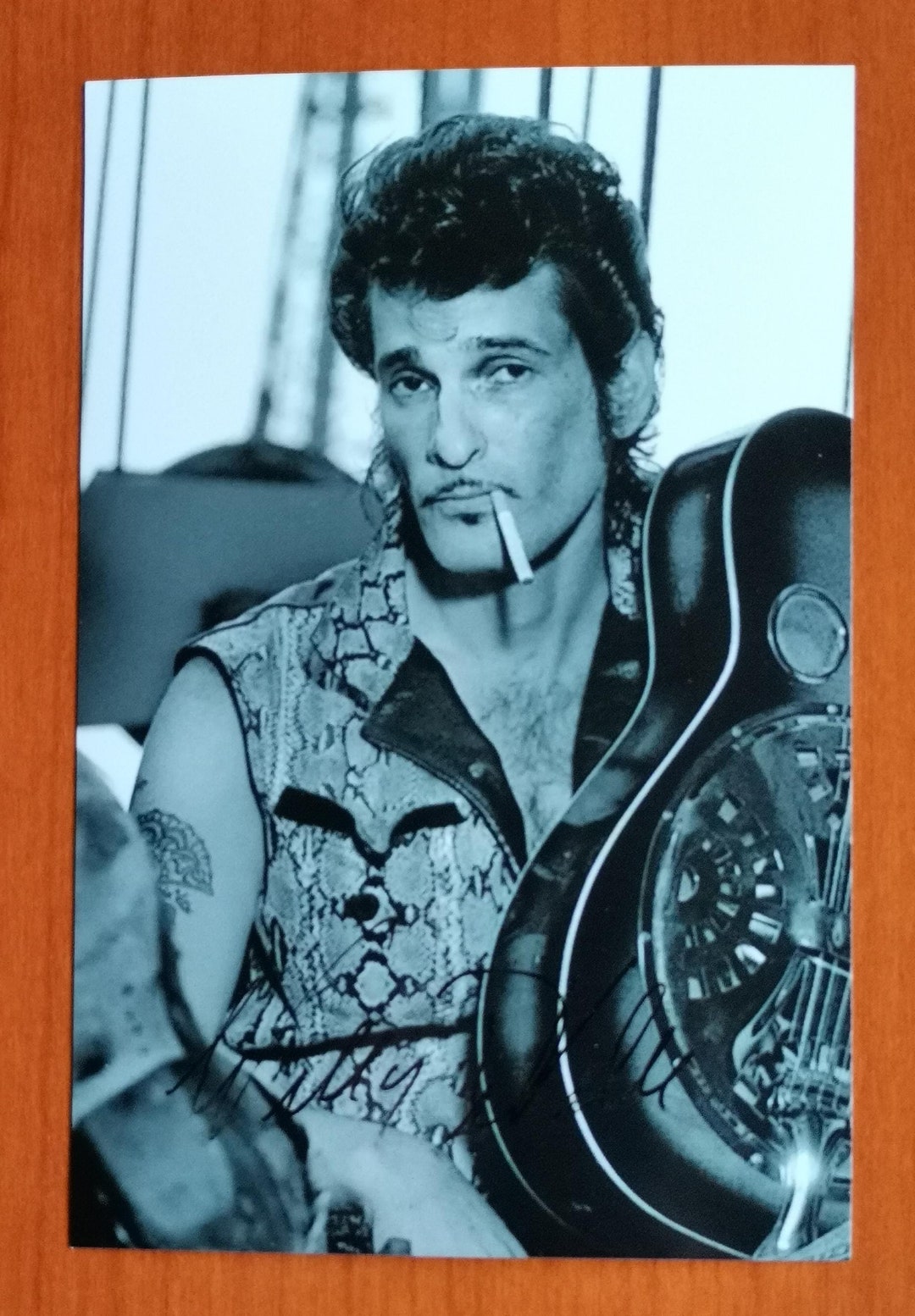 Willy Deville, Lead Singer, Guitarist and Main Songwriter, Signed 6x4 ...