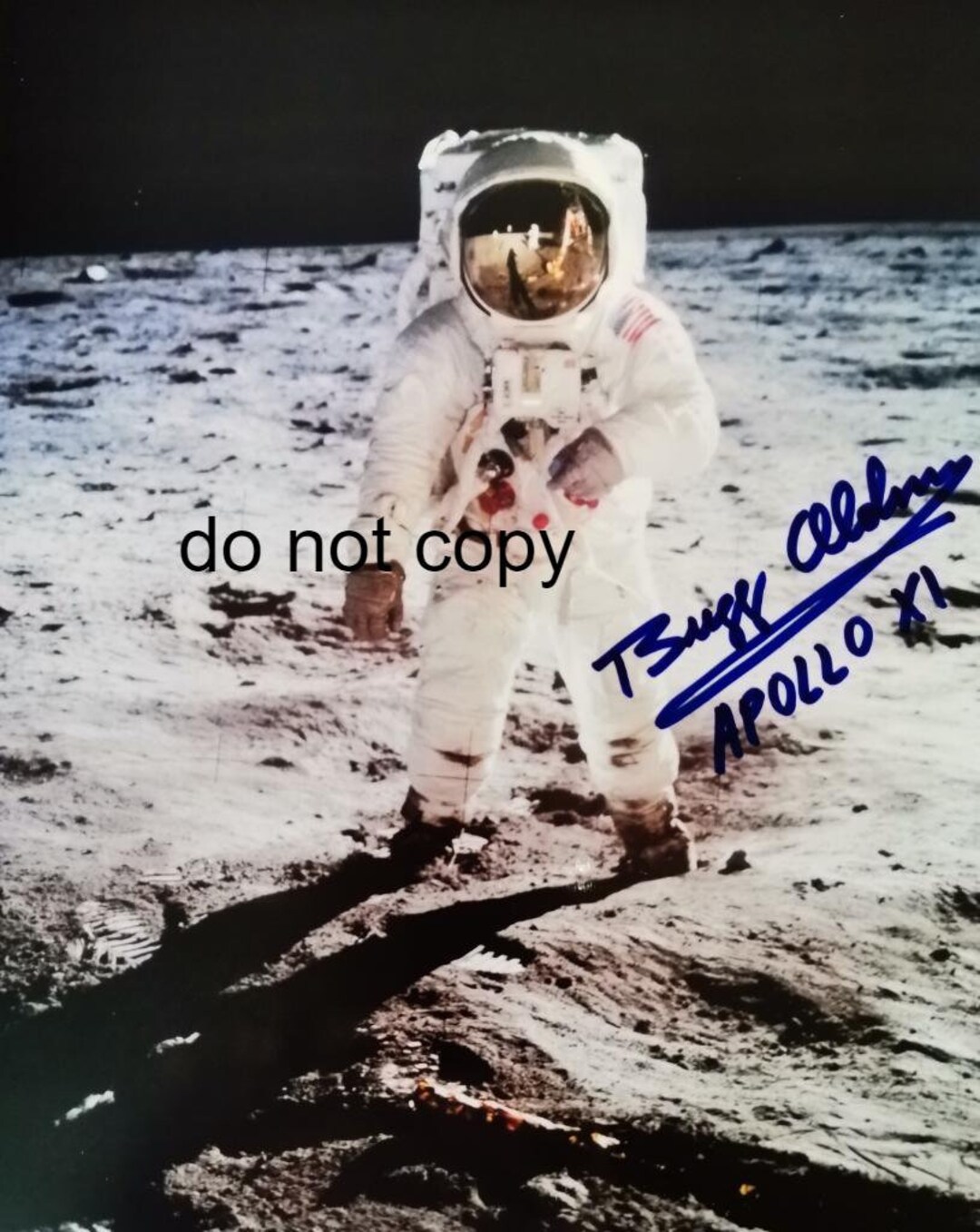 Buzz Aldrin, Signed Autographed 10x8 Photo, 1969 Apollo 11 Mission - Etsy
