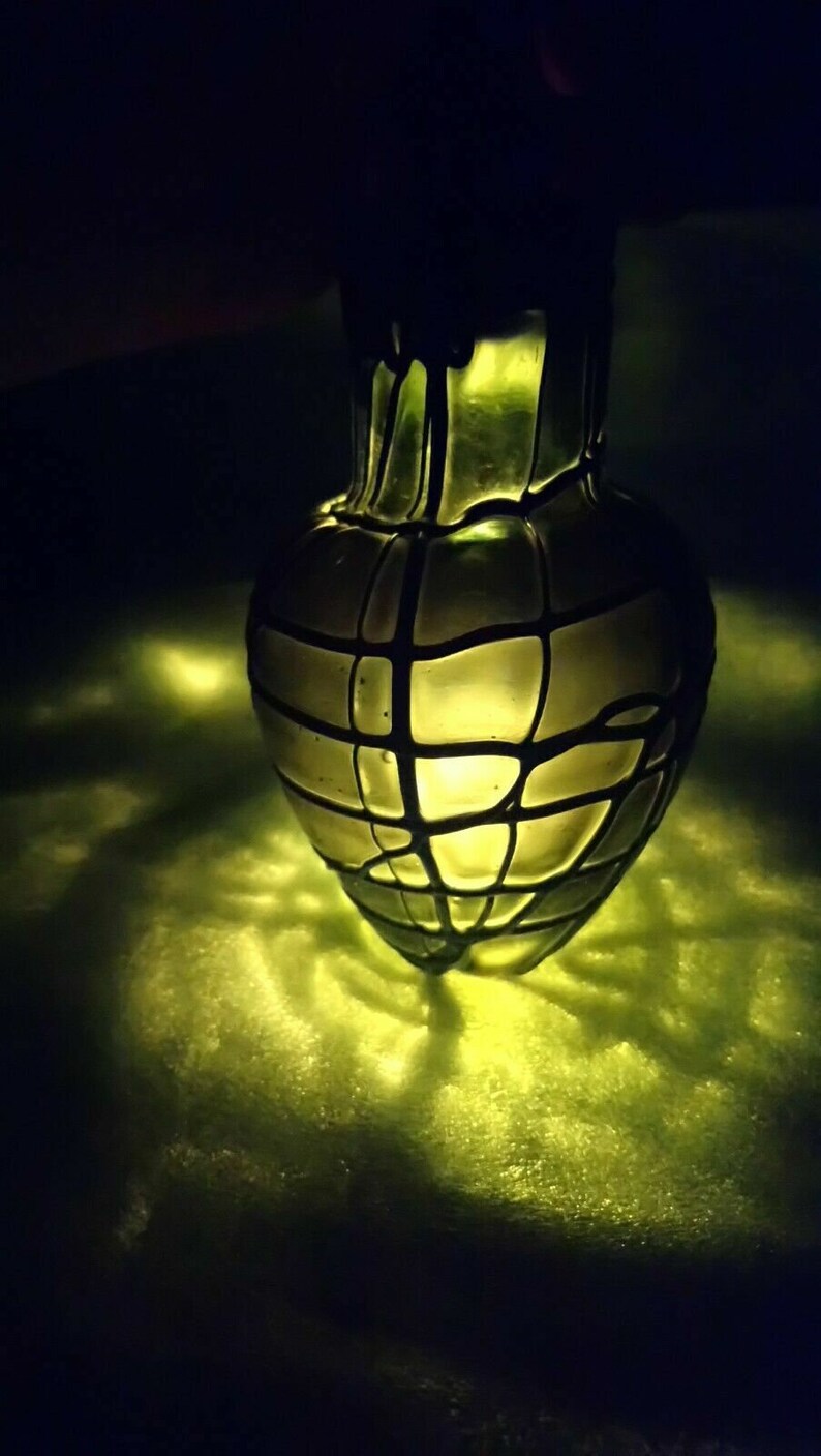 Antique Glass Vase Iridescent and Shimmering, Pallme, König & Habel ...