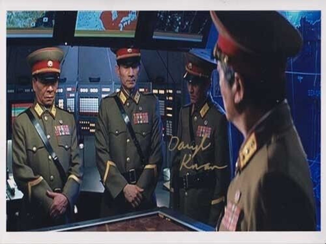 Daryl Kwan as General Han in James Bond 007 Die Another Day, Signed ...