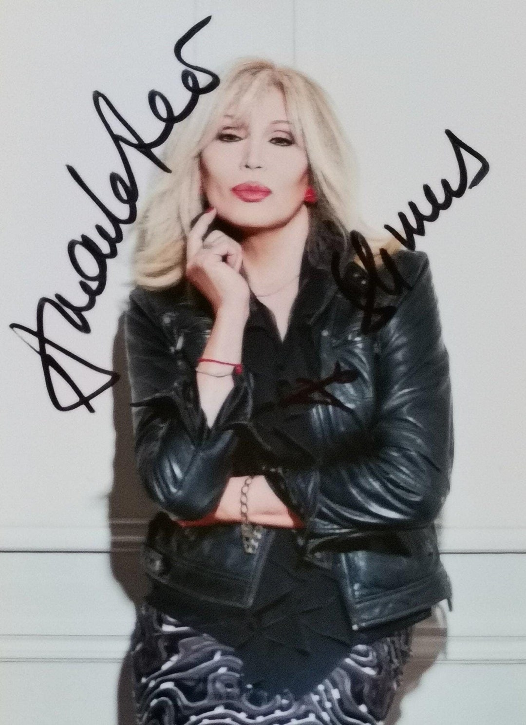 Amanda Lear, Singer, Artist, Salvador Dali Muse, Signed Autographed 6x4 ...