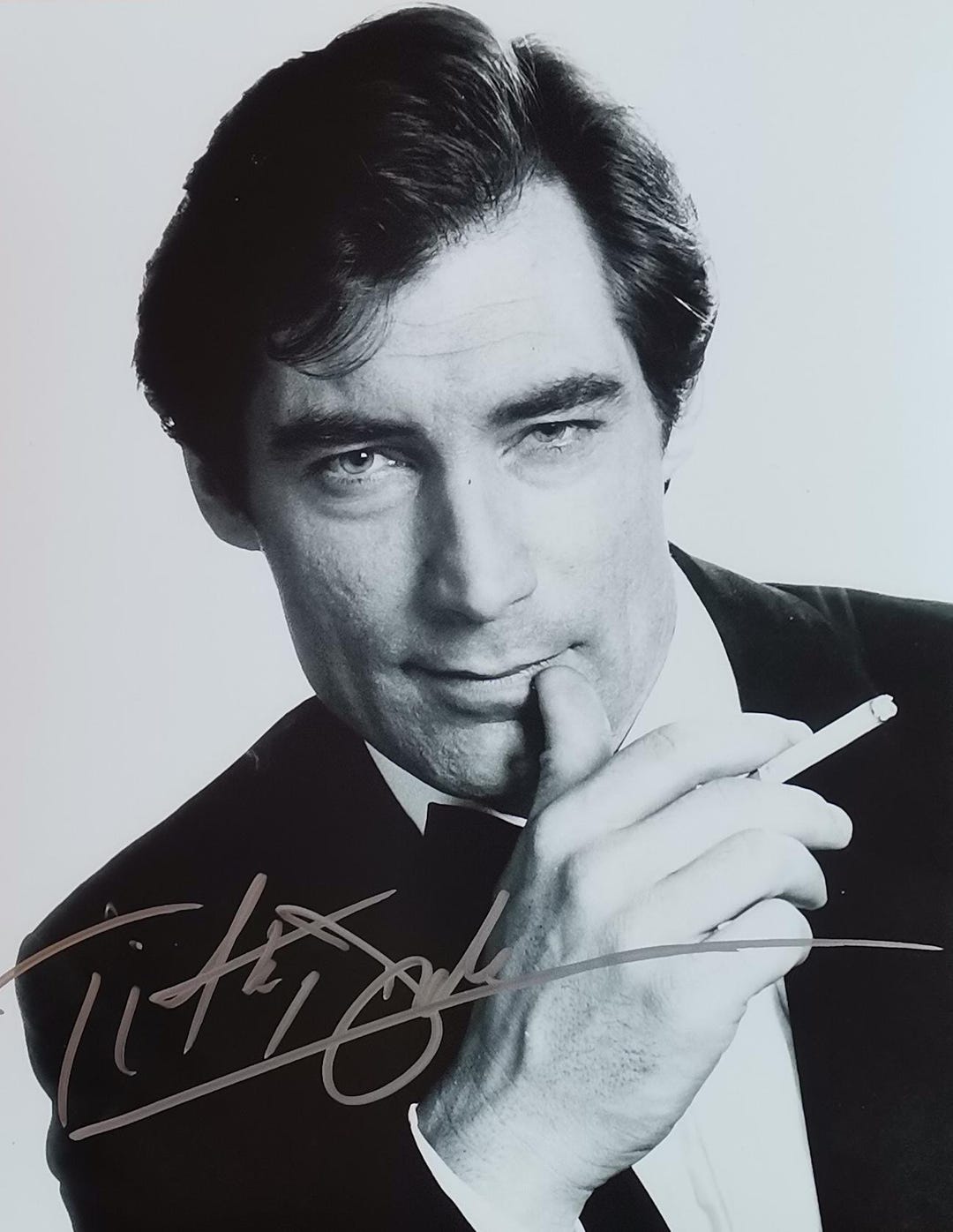 Timothy Dalton, Signed Autographed 10x8 Photo, James Bond 007 - Etsy