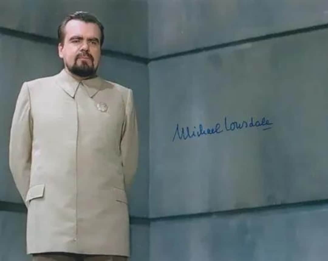 Michael Lonsdale 1931-2020, as Hugo Drax in Moonraker, Signed ...