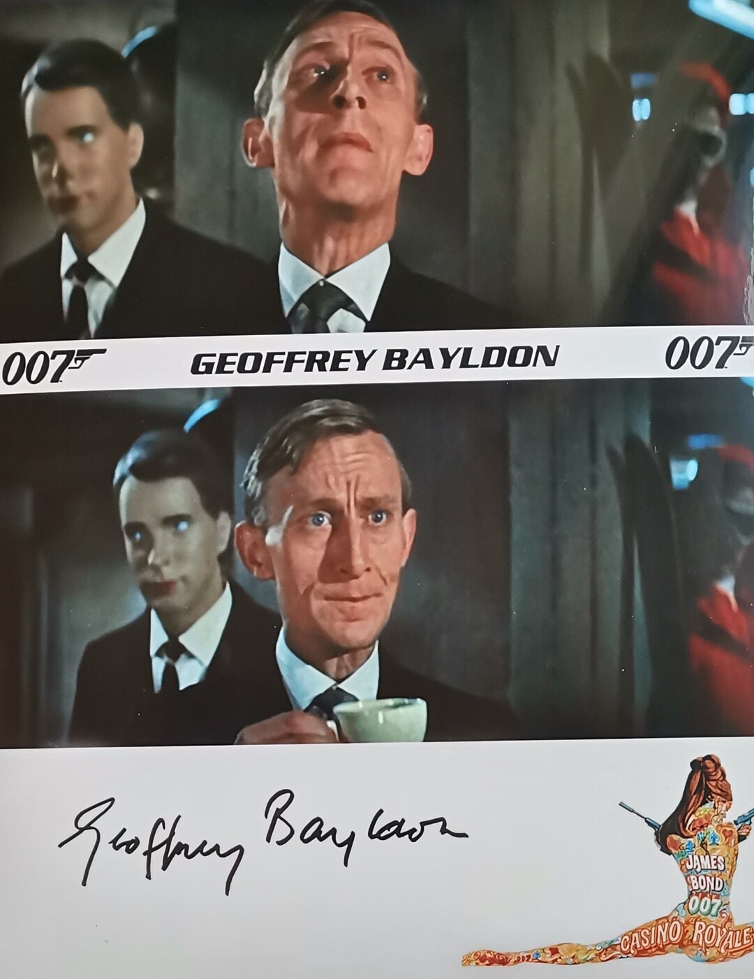 Geoffrey Bayldon 1924-2017 as Q in James Bond 007 Casino Royale 1967 ...