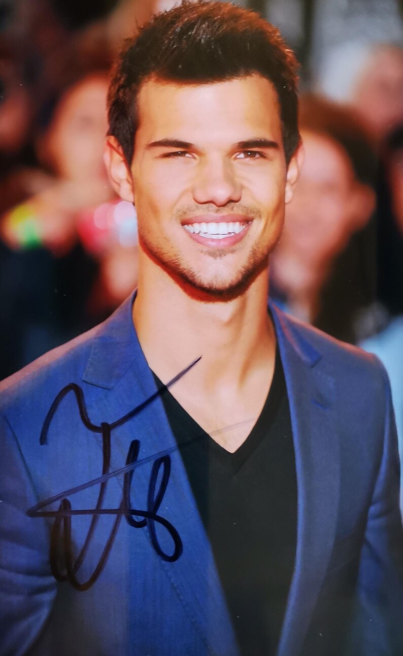 Taylor Lautner, Twilight, Signed Autographed 6x4 Photo - Etsy