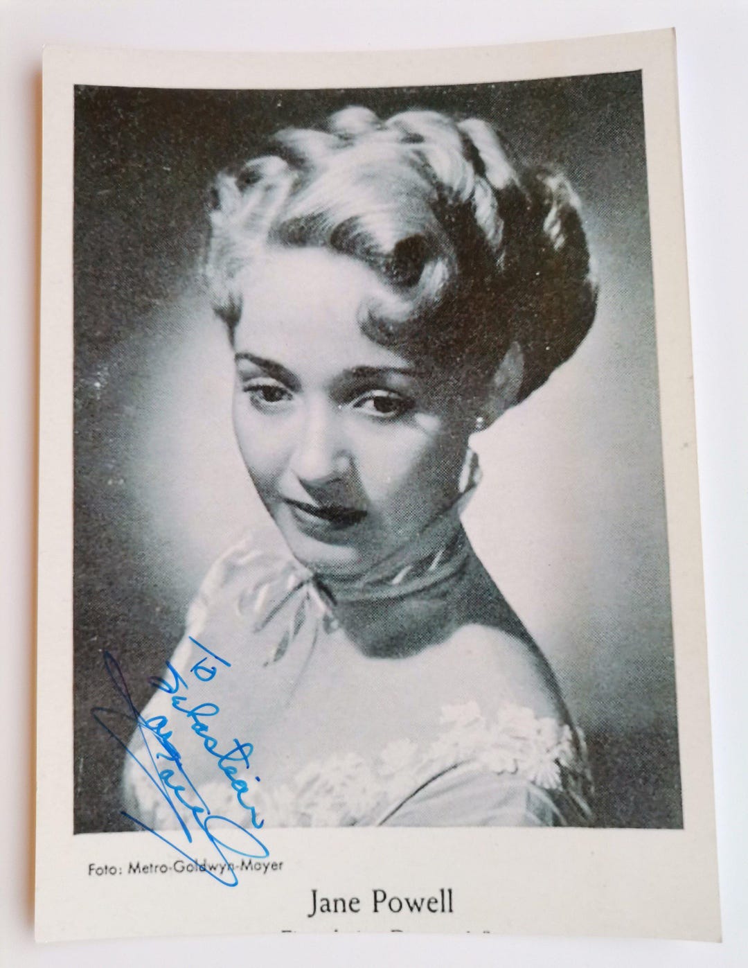 Jane Powell (1929-2021), Signed Autographed 6x4 Photo, A Date With Judy ...