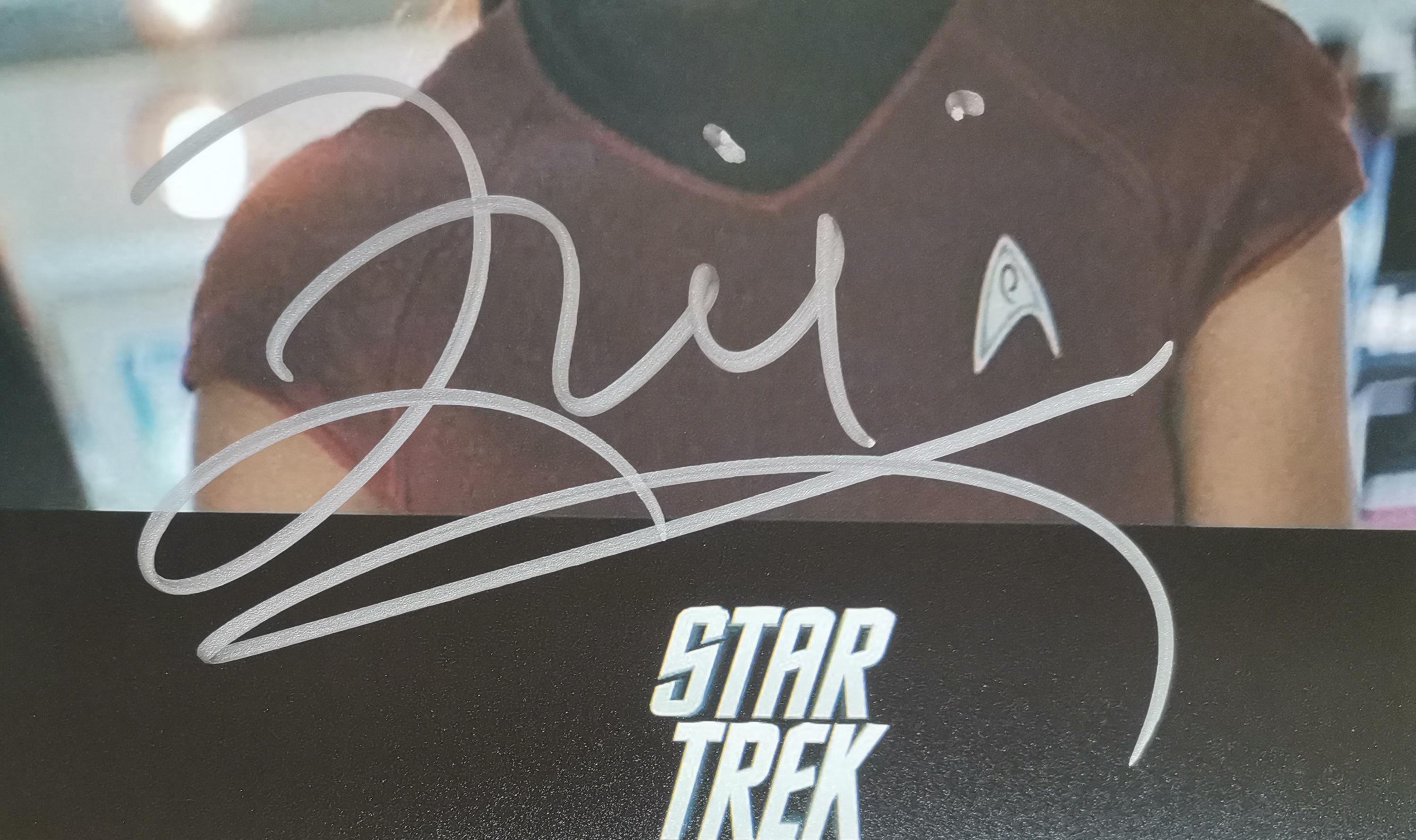 Zoe Saldana, Signed Autographed 10x8 Photo, Star Trek - Etsy