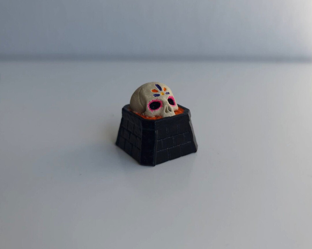 Calaverita Extras Custom Artisan Keycap Handmade for MX Cherry Mexican ...