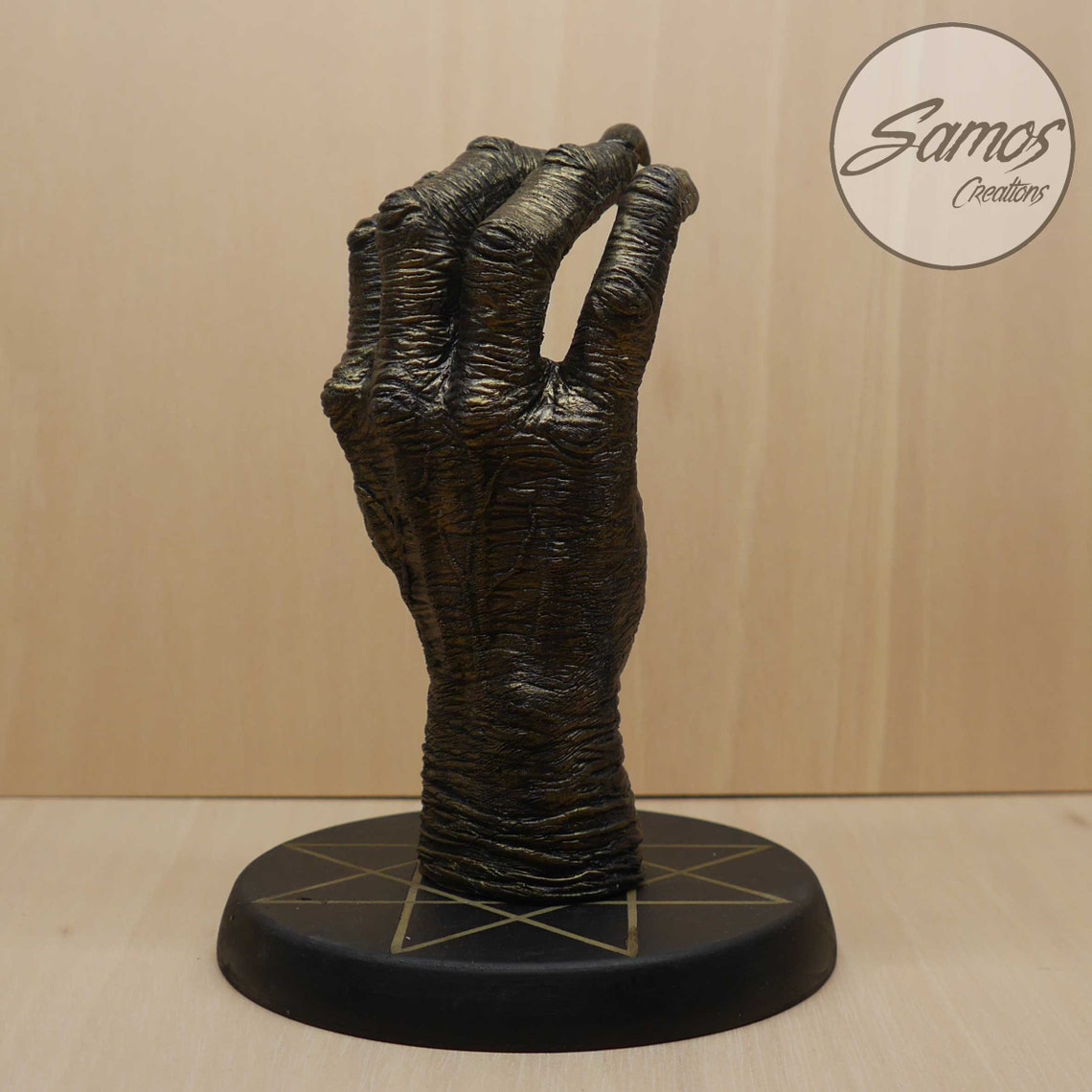 Satanic Hand. Satanic Hand. Staff. Devil. Evil. Baphomet. - Etsy