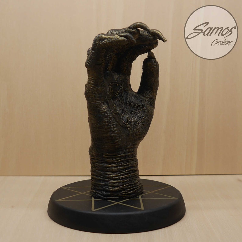 Satanic Hand. Satanic Hand. Staff. Devil. Evil. Baphomet. - Etsy