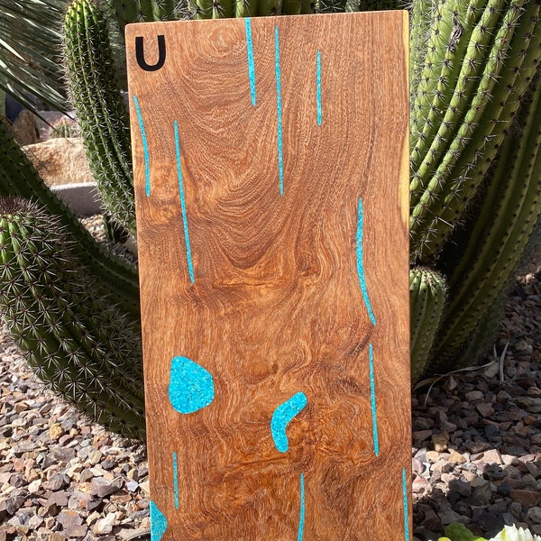 Turquoise Inlay Cutting Boards - Etsy