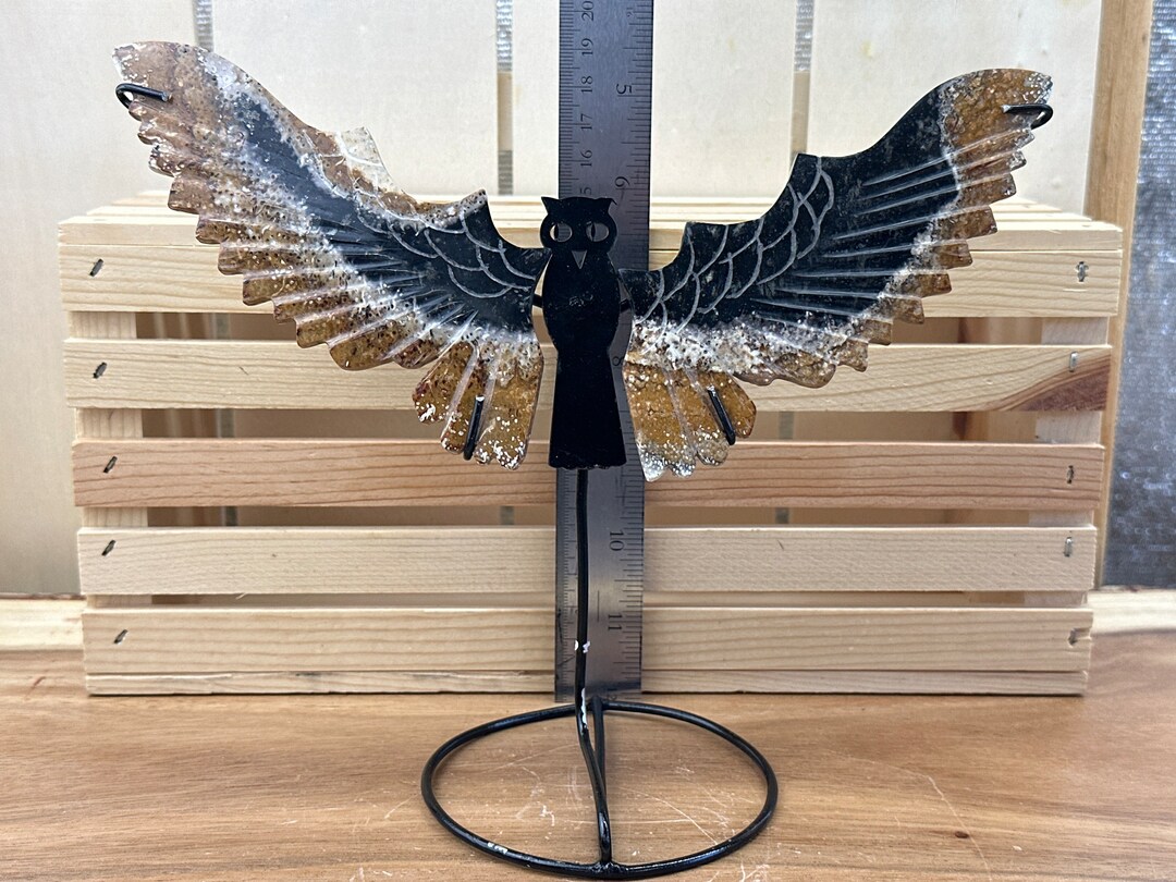 Palm Root Wings on Owl - Etsy