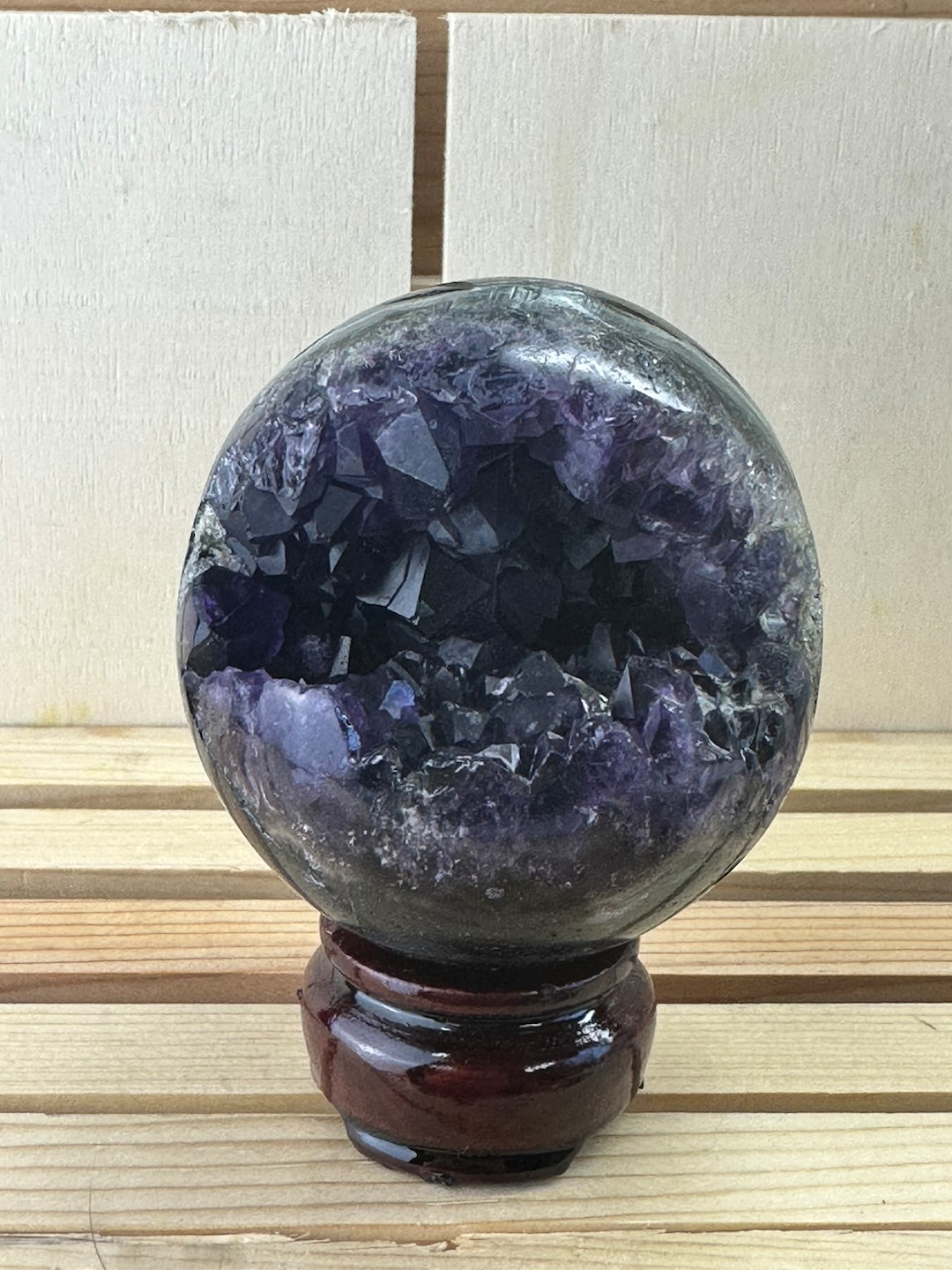 Amethyst Geode Sphere - Etsy
