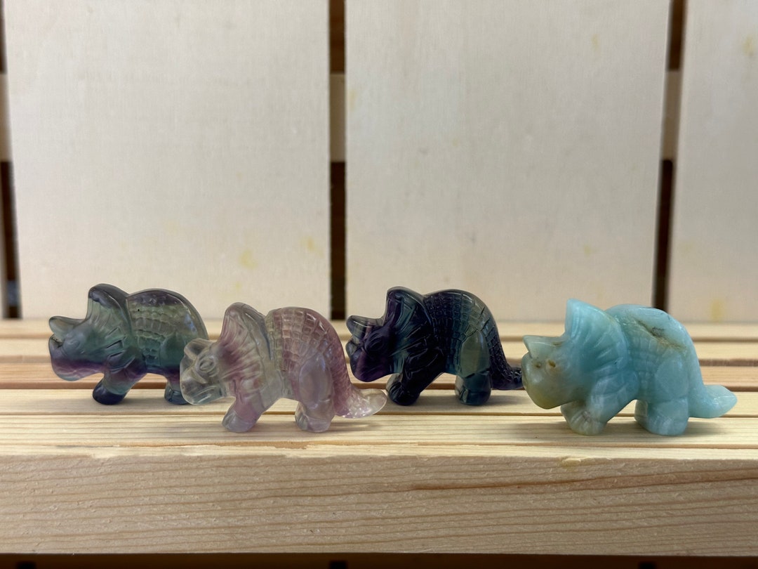 Triceratops Flat Back Carving - Etsy