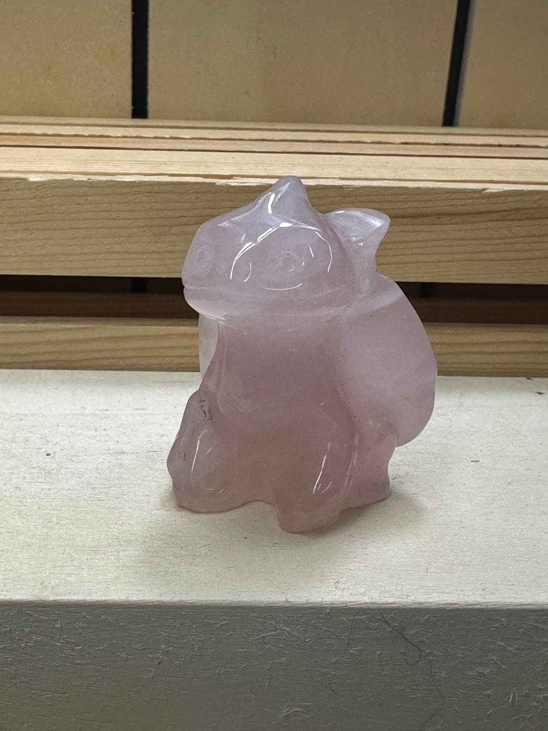 Rose Quartz Toothless Carving - Etsy