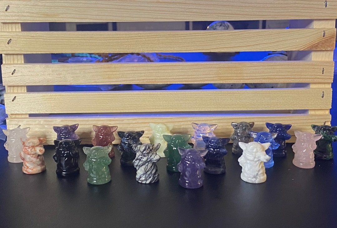 Small Baby Yoda Stone Carving grogu - Etsy