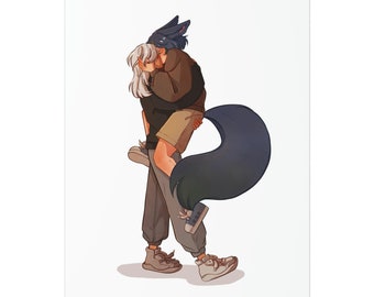 Cynonari Genshin Impact Art Print Cyno Tighnari Cynari - Etsy