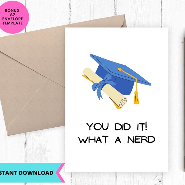 Nerd Card - Etsy
