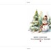 Printable Christmas Card, Merry Christmas, Teacher, Snowman, Wonderful ...
