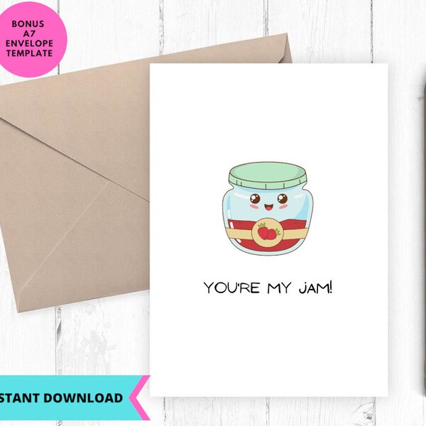 You're My Jam Card - Etsy