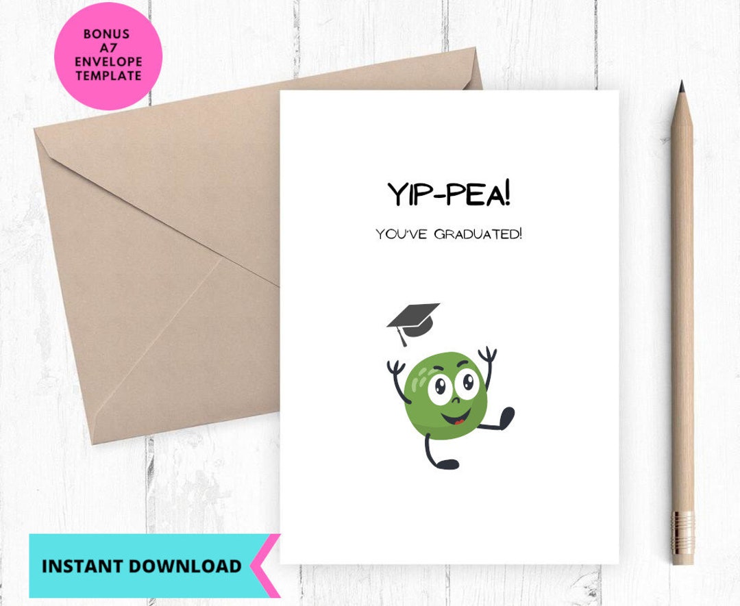 Printable Funny Graduation Card, Graduated Card, You Gave Graduated ...