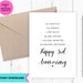 Printable Birthday Card, Bee Birthday Card,pdf Birthday Card , Greeting ...