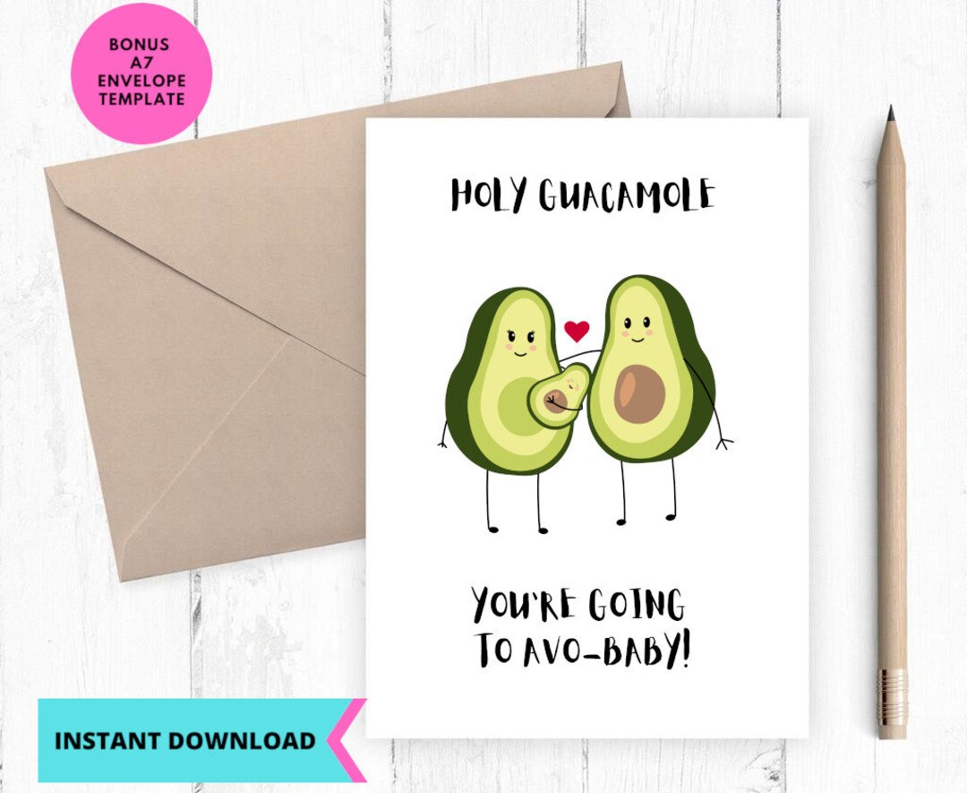 Printable Pregnancy Card, Happy Baby Shower Card, Having a Baby Card ...