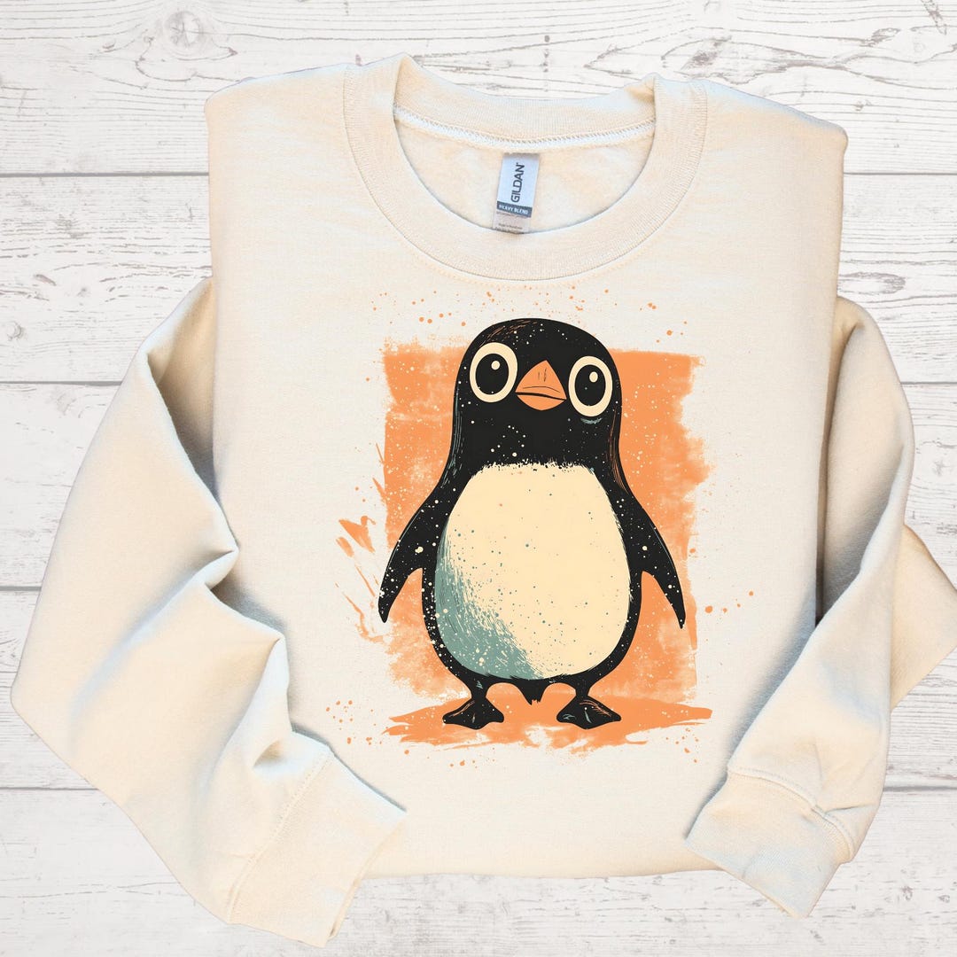 Retro Penguin PNG: Sublimation Design (digital Download) - Etsy