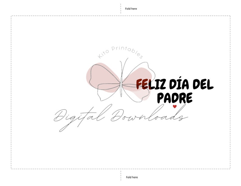 Printable Card Spanish Fathers Day Card Feliz Dia Del Padre - Etsy