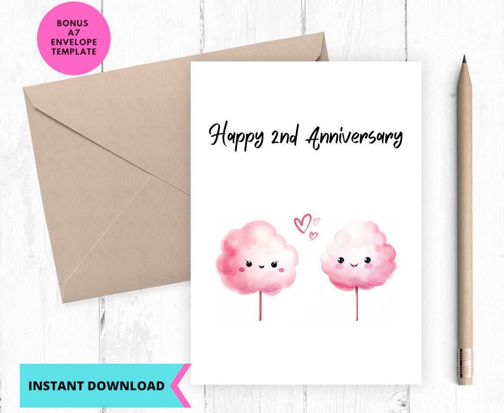 Printable Anniversary Card Wedding Anniversary Card Weeding - Etsy