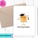 Printable Graduation Card, Grad Card, a Toast to Your Graduation ...