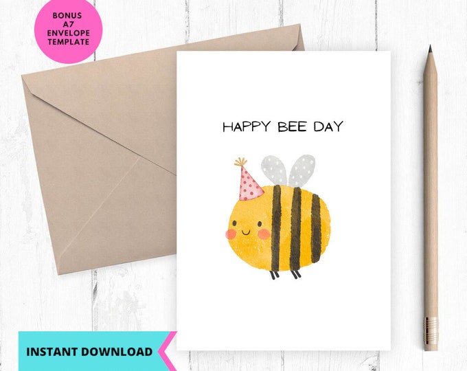 Happy Birthday PNG Clipart, Hap Bee Birthday, Funny Birthday, Cute Bee ...