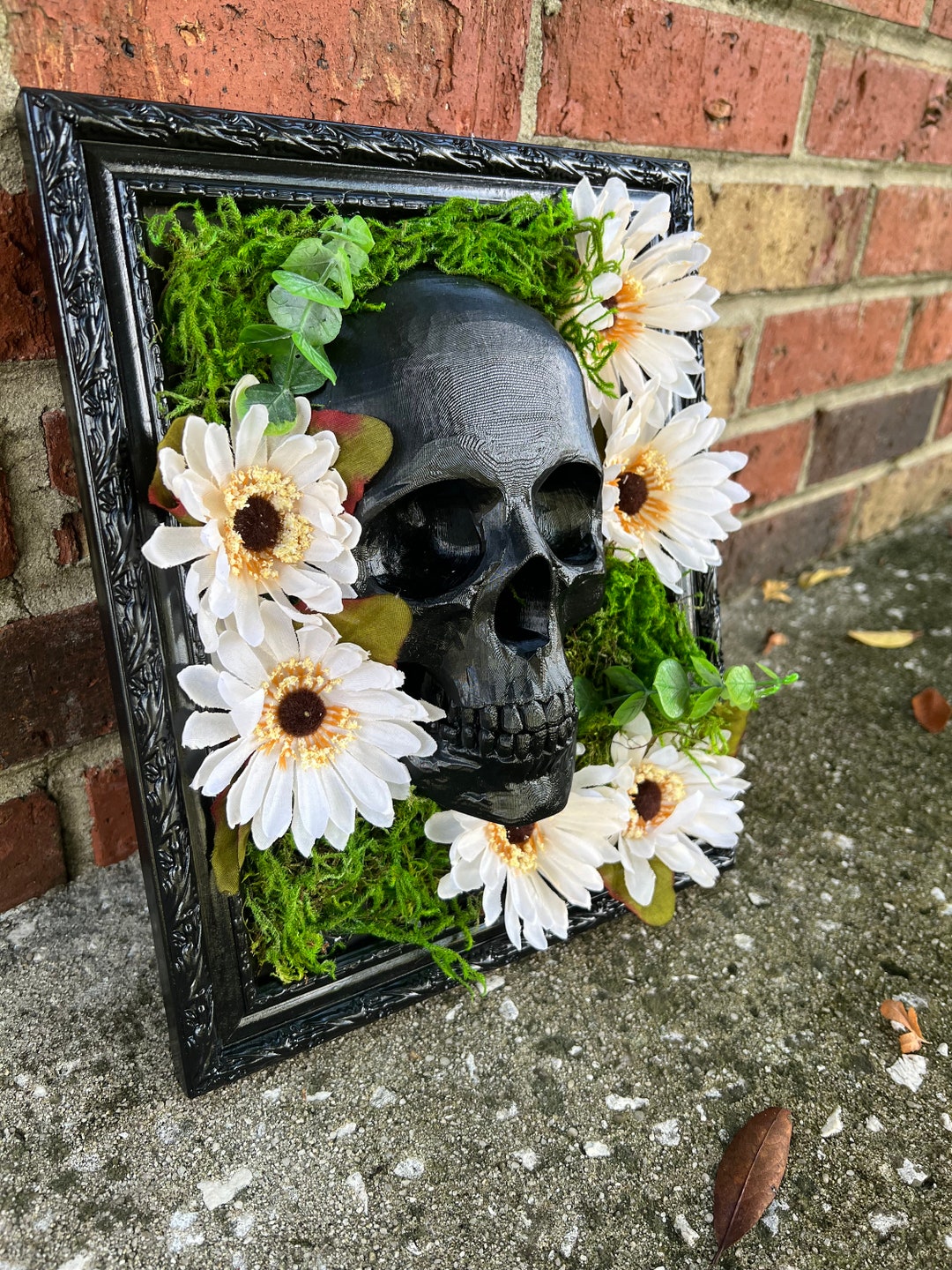 Skull Flower Arrangement - Etsy