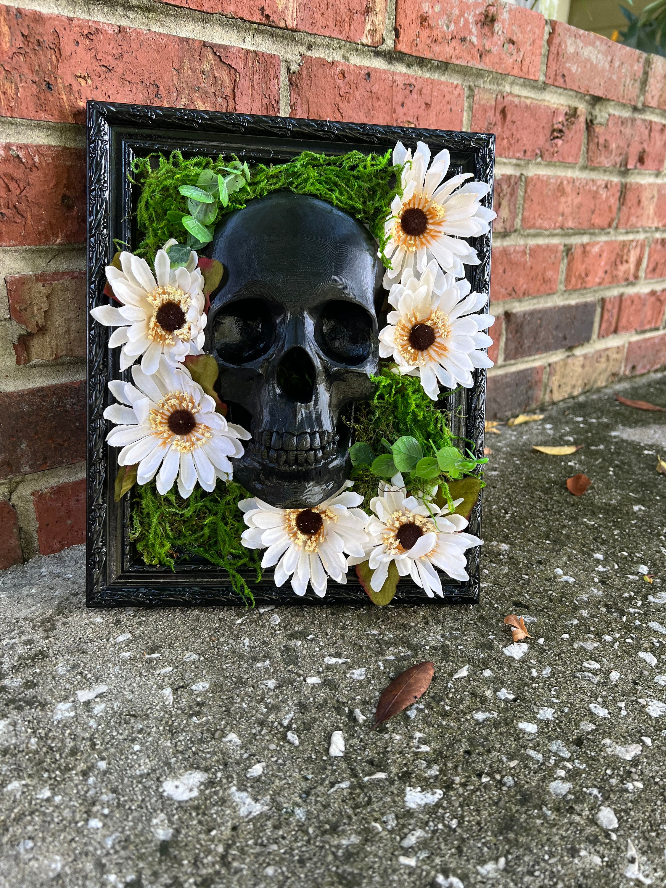 Skull Flower Arrangement - Etsy