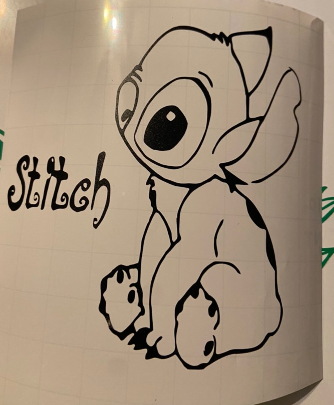 Stitch Adhesive Decal - Etsy