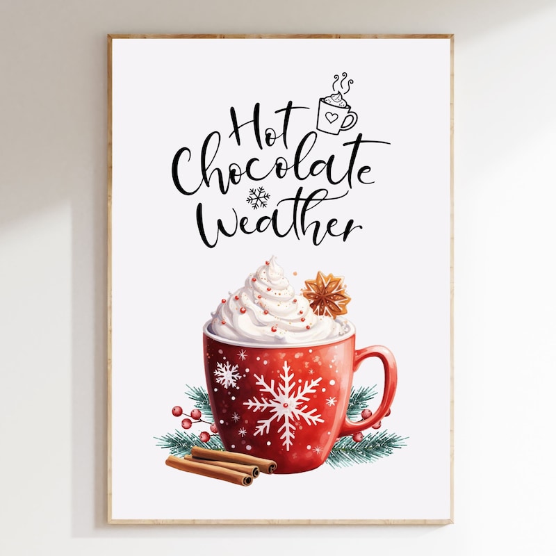 Hot Chocolate Poster - Etsy