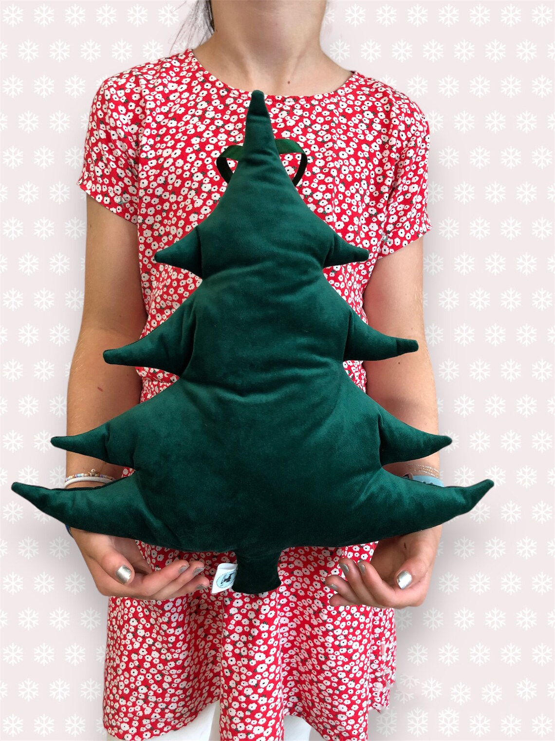 Free Sewing Pattern Cuddly Christmas Tree Easy to Sew Includes Clear ...