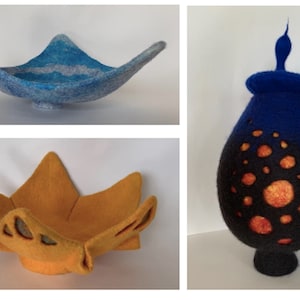 How to Make Felted Vessels With Lids and Feet - Instant Download PDF ...