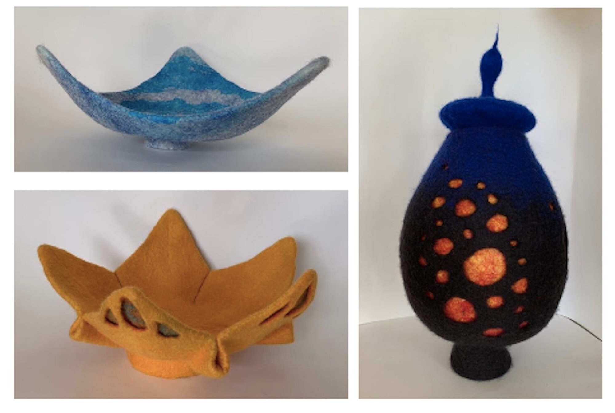 How to Make Felted Vessels With Lids and Feet - Instant Download PDF ...