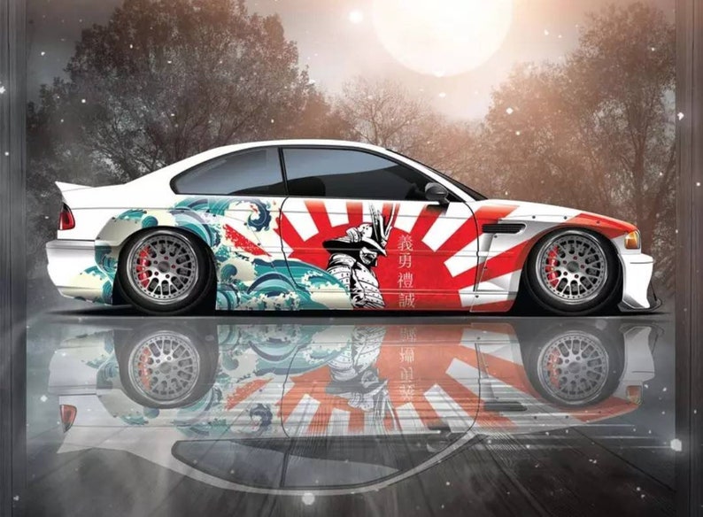 The Last Samurai Car Livery Japanese Art Car Wrap Cast Vinyl | Etsy