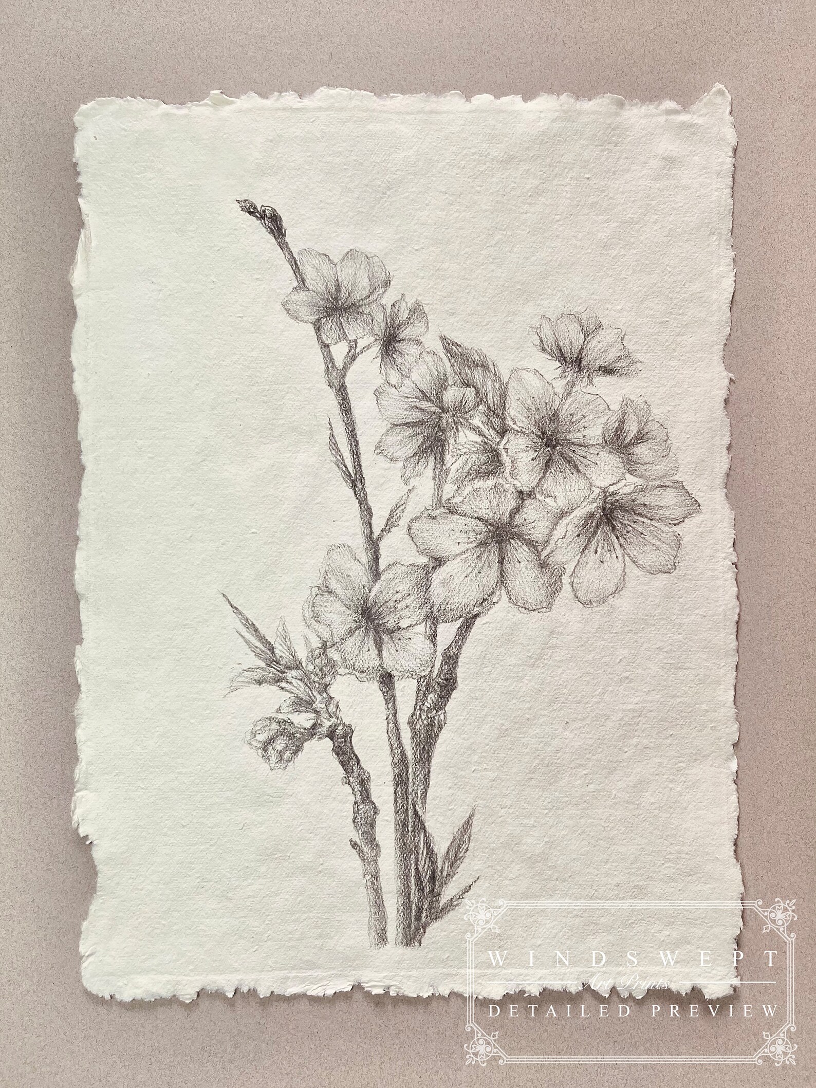 Printable Wall Art Title Prairie Landscape Drawings Trio - Etsy